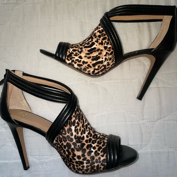 Shoes | Womens Leopard Print High Heels | Poshmark